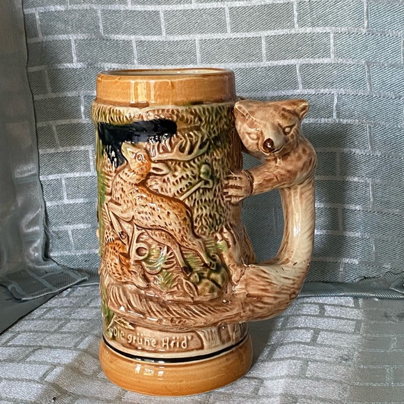 Dining | Vintage German Beer Stein Fox Handle Des Jagers Freud Die ...